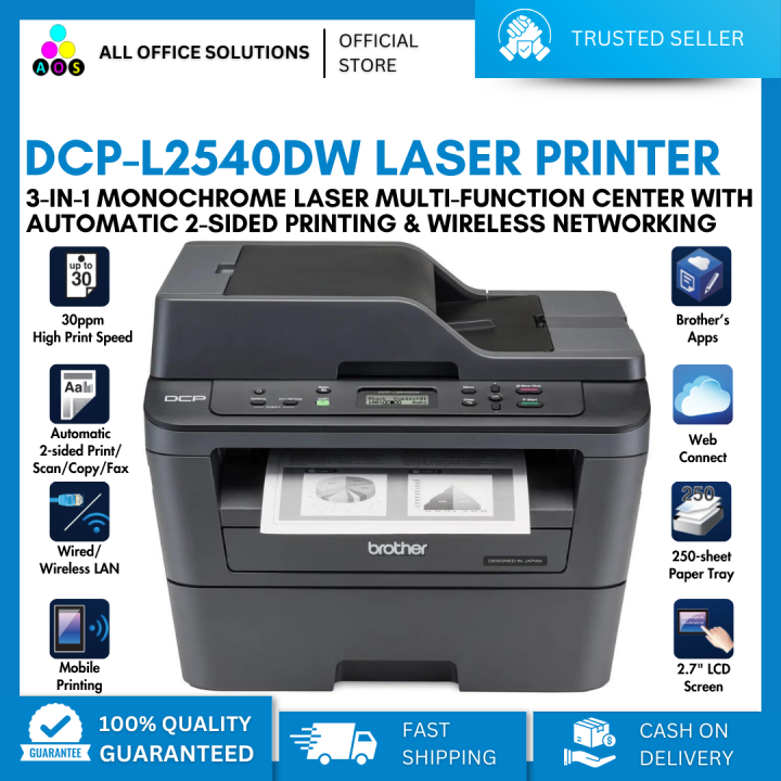 Brother DCP L2540DW Mono Multi Function Photocopy Xerox Laser Printer | Lazada PH