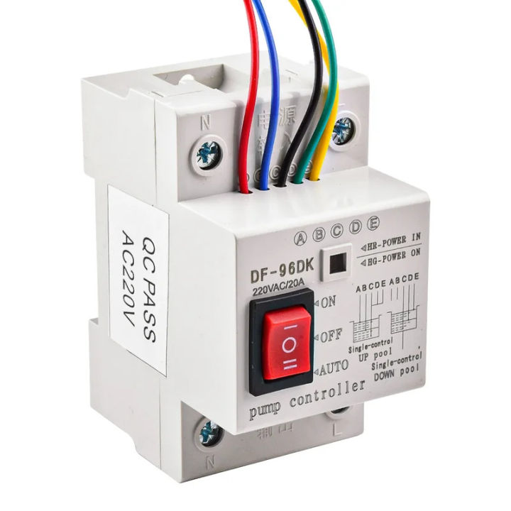 DF-96D Automatic Water Level Controller Switch 20A 220V 2m Wires Water Tank Liquid Level ...