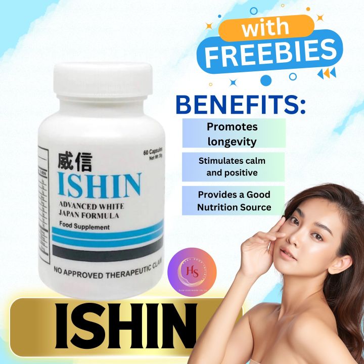 ISHIN Glutathione Advanced White - Japan Formula FDA Approved 60 ...