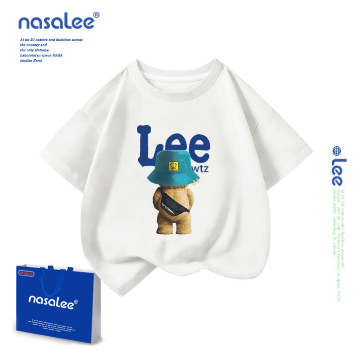 NASA Lee พร้อมส่ง เสื้อยืดเด็ก ลายหมีสุดเท่ เสื้อเด็กผู้ชาย ผู้หญิง ...