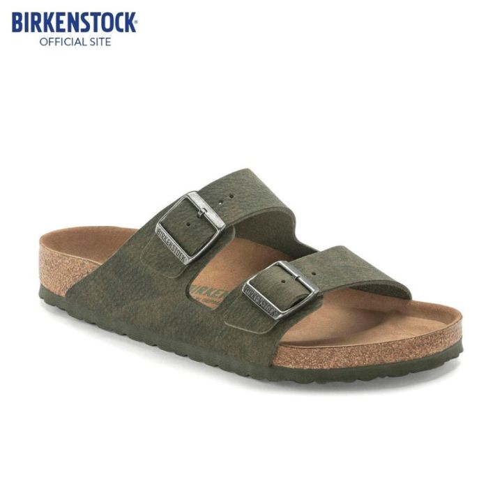 BIRKENSTOCK Arizona SYN Desert Dust Thyme VEG รองเท้าแตะ ผู้ชาย สีเขียว ...