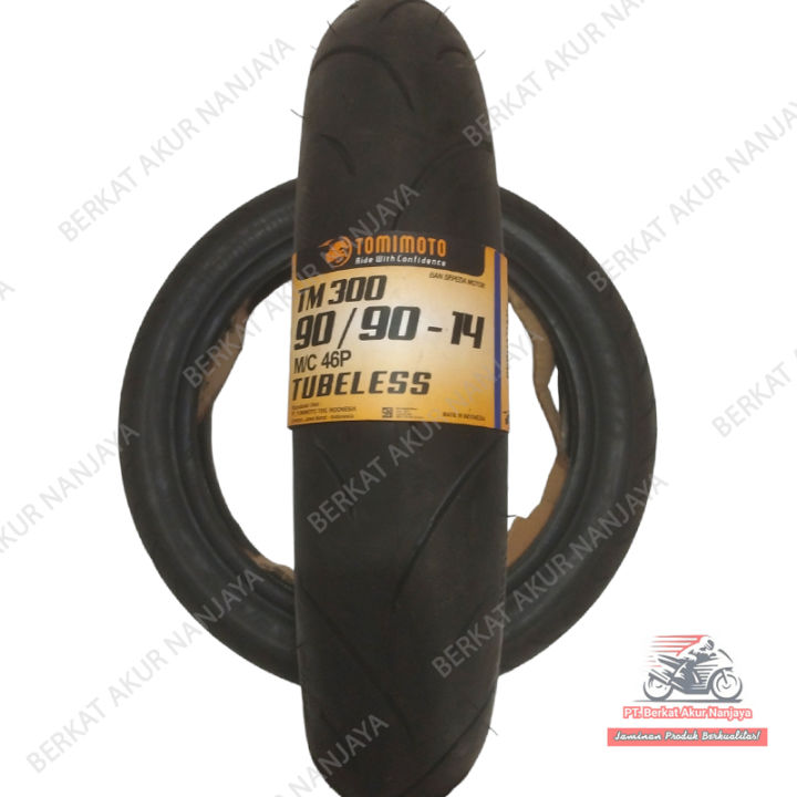 Ban Tomimoto TOMIMOTO TM300 RING 14 80/90-14 90/90-14 TUBELESS Free ...