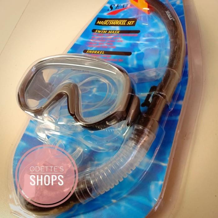 ALAT SELAM / ALAT SNORKLING / DIVING MASK SEAL PAKET SNORKEL + SELANG ...