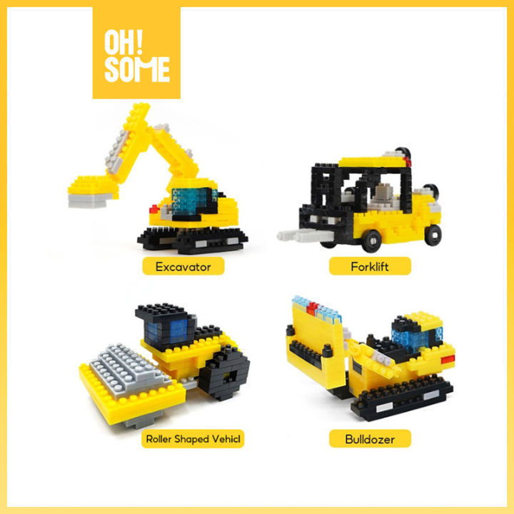 OHSOME - Jike Building Blocks - Vehicle / Mini Brick Blok Mainan ...