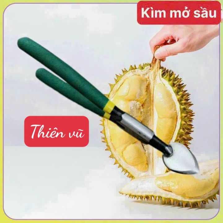 Dụng cụ khui sầu riêng bằng thép cứng chắc, kềm tách múi sầu riêng, kìm ...