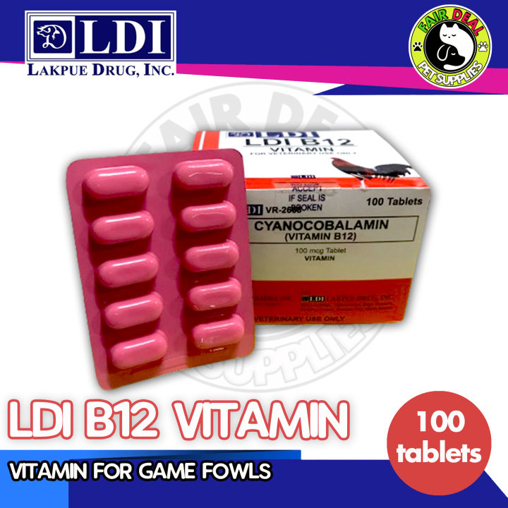 LDI B12 Vitamin - 100 Tablets (1 BOX) | Lazada PH