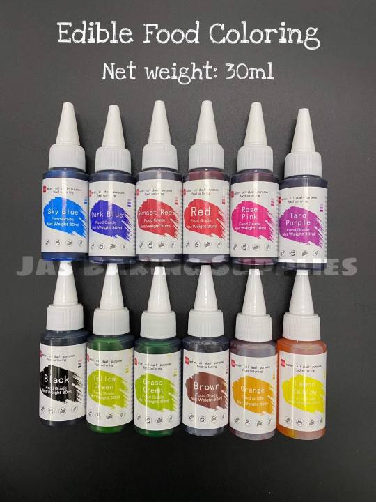 30ml Edible Food Coloring Food Grade Edible Icing Coloring | Lazada PH