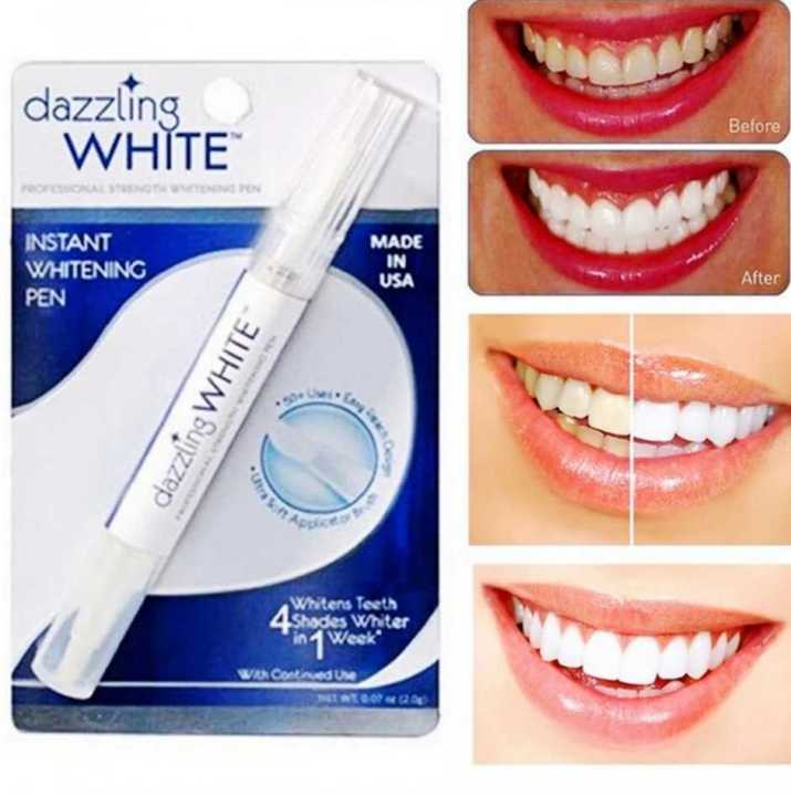 Dazzling Whitening Tooth Pen White Teeth Peroxide Bleaching Kit Tooth ...