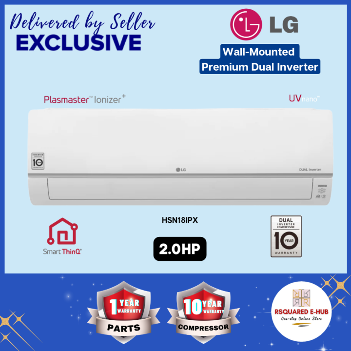 LG Split Type Wall Mounted Premium Inverter Air Conditioner Dual ...
