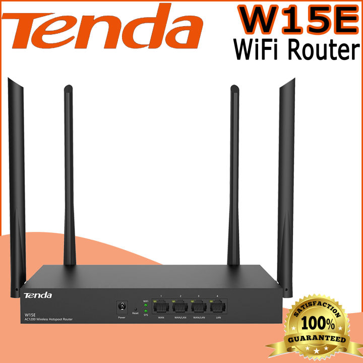 Tenda W15E AC1200 Wireless Hotspot WiFi Router | Lazada PH