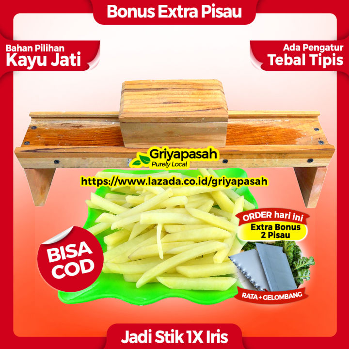 PROMO Pemotong stik kentang talas singkong bengkuang tahu cincau ...