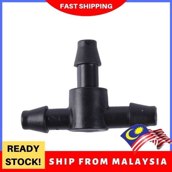 8 Pcs (M.STOCK) Barbed T Piece 3 Way 4/7mm Connector T Shape Three Hole ...