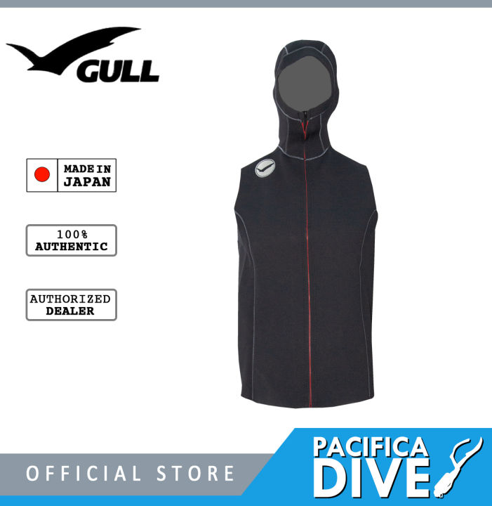 GULL, 2/3mm FIR Hood For Men, Black | Lazada PH