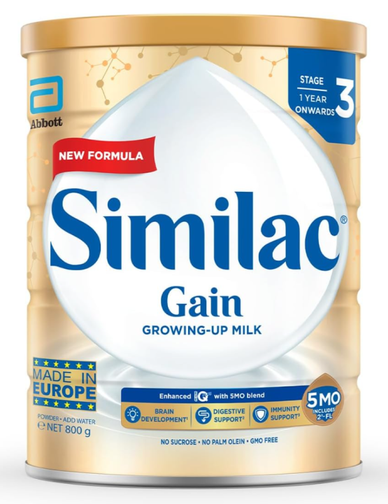[mkids] Abbott Similac Gain 5MO Stage 3 Growing-Up Baby Milk Powder ...