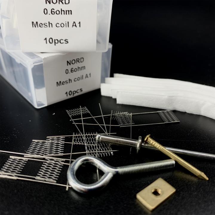 Rebuild kit for NORD 0.6ohm A1 mesh coil with tool kit buy 2 get 1 free ...