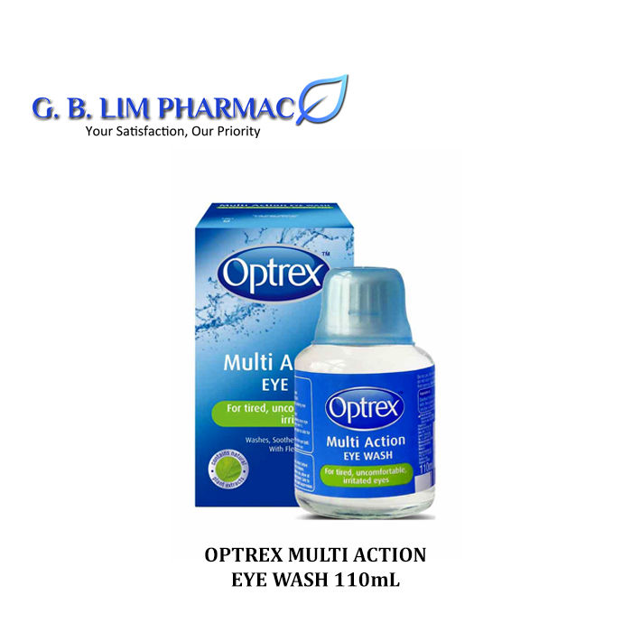 (EXP: 31-JAN-2026) OPTREX MULTI ACTION EYE WASH 110ML One Bottle | Lazada