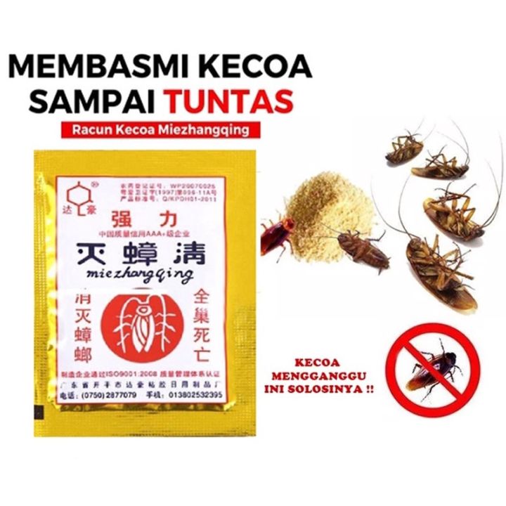 RACUN KECOAK SUPER AMPUH MIE ZHANG QING MEMBASMI KECOA SAMPAI TUNTAS ...