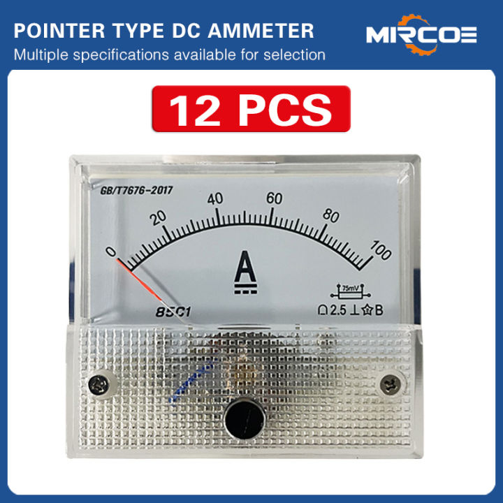 Wholesale MIRCOE (12PCS)AC 250V Pointer Voltage Meter For Electrical ...