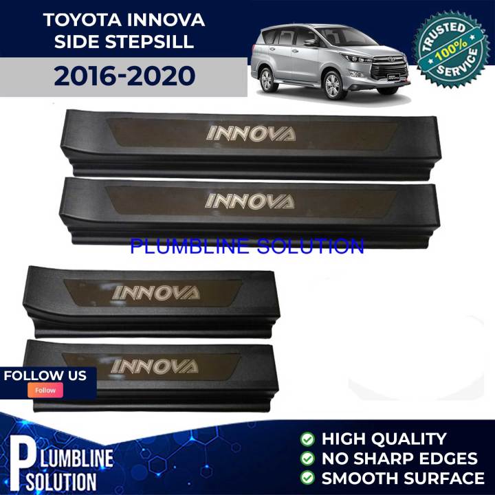 Side Step Sill for Toyota Innova V G J E 2016 2017 2018 2019 2020 2021 ...