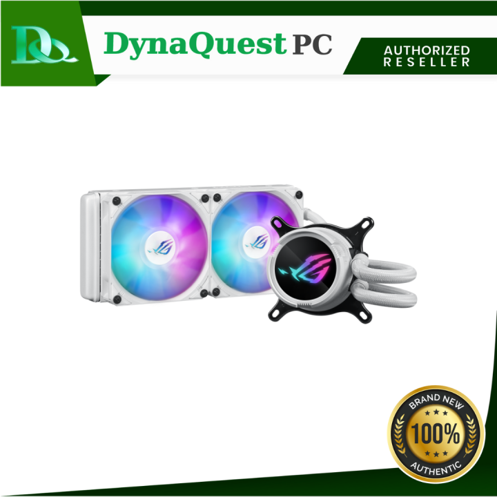 ROG Strix LC III ARGB all-in-one CPU liquid cooler with 360° rotatable ...