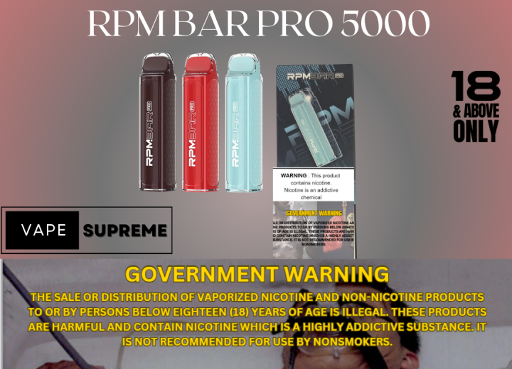 SMOK RPM BAR PRO 5000 PUFFS DISPOSABLE POD | Lazada PH