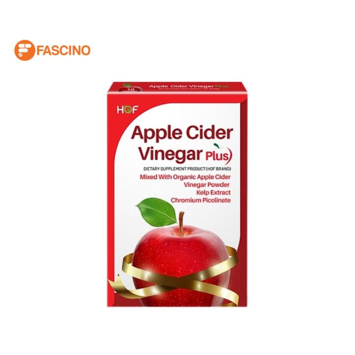 HOF Apple Cider Vinegar Plus ผลิตภัณฑ์เสริมอาหารแอปเปิ้ล ไซเดอร์ แบบ ...