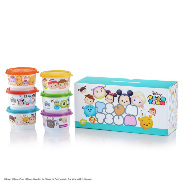 Tupperware Disney Tsum-Tsum Gift Set - airtight, liquid tight snack cup ...
