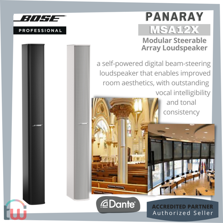 BOSE PANARAY Modular Beam Steering Loudspeaker MSA12X Full-range Sound ...