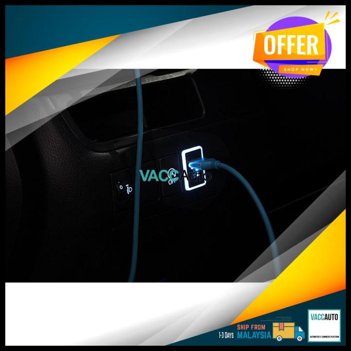 Toyota Vios Vellfire Alphard Innova Avanza 2 USB illumination | Lazada
