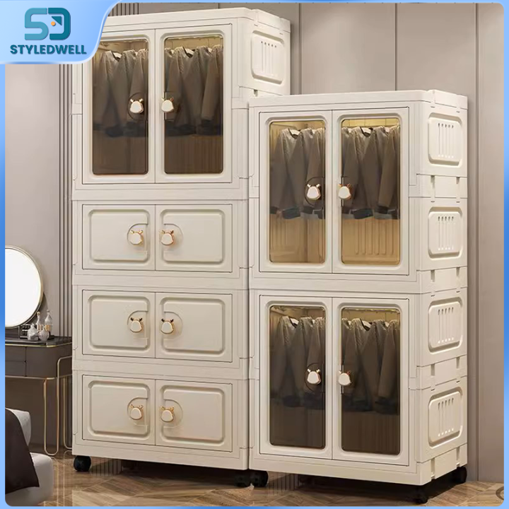 65cm Multifunction Moveable Stackable Storage Cabinet Modern Design ...