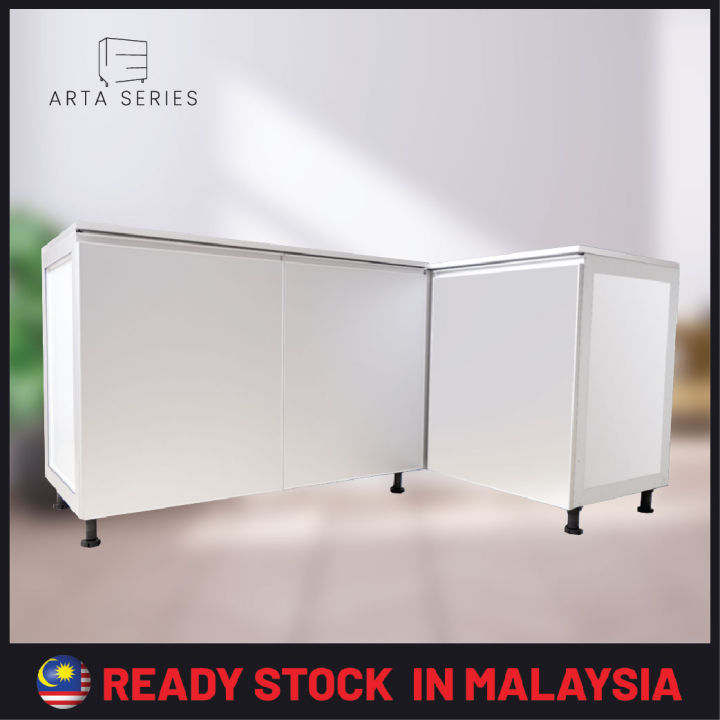 1F Arta Series Base Cabinet ( Corner Right Single Door Cabinet ...