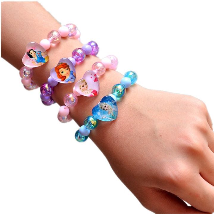 Cartoon Bracelet Action Figure Toys Flash Wristand Bracelets Rainbow ...