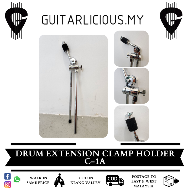 Drum Extension Clamps Holder Adjustable Extension Boom Arm Cymbal ...