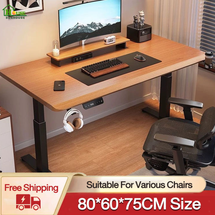 Gaming Table 80/120cm Office Computer Table for Desktop Gaming PC Desk ...