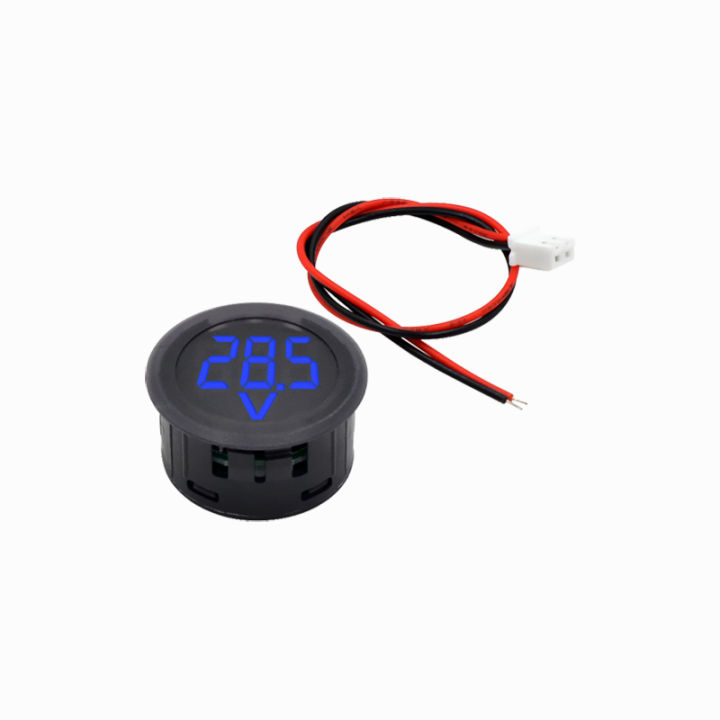 EELIC VMD-DC4VS100V -BLT Voltmeter DC 4-100V Digital Bentuk Bulat ...