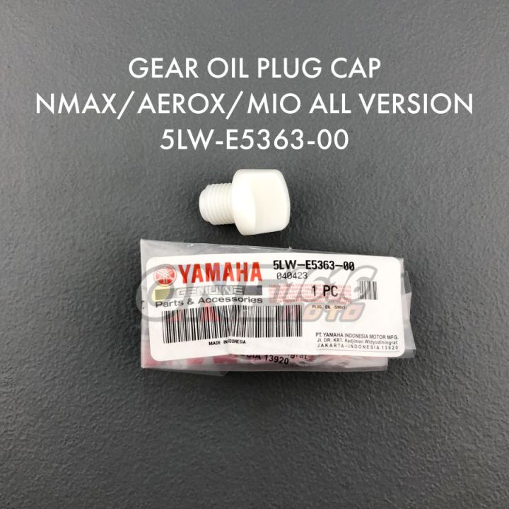 YAMAHA GENUINE GEAR OIL PLUG CAP 5LW-E5363-00 FOR NMAX/AEROX/MIO I125 ALL VERSION | Lazada PH