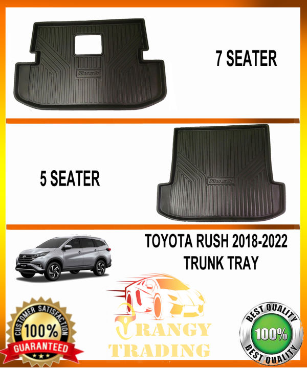 Toyota Rush 2018 to 2024 Rear Cargo Trunk Tray OEM / PREMIUM MATERIAL ...