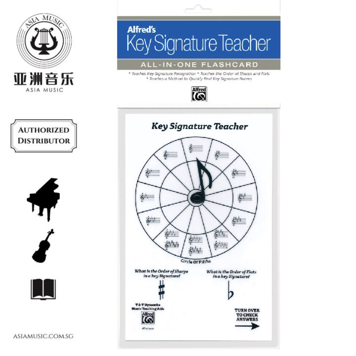 AUTHORIZED DISTRIBUTOR - ALFRED MUSIC - ALFRED KEY SIGNATURE TEACHER ...