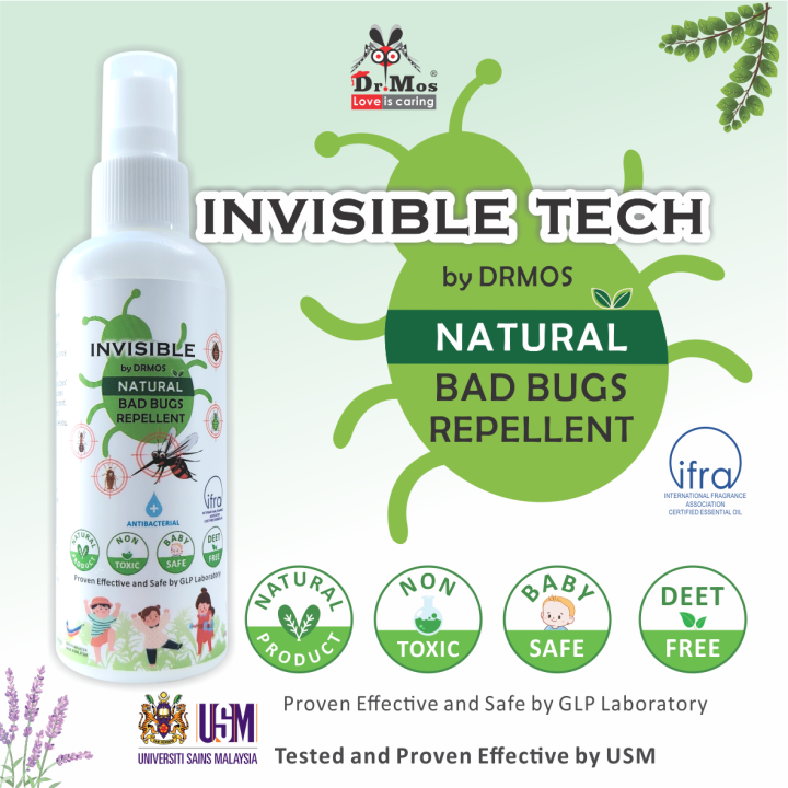 DRMOS Spray All Natural Bad Bugs Repellent Spray 100ml Bed Bugs, Dust ...