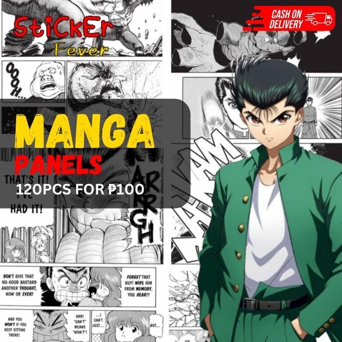 Anime Manga Panels Wall Decoration Manga Sticker size A6 4x6 inch GHOST ...