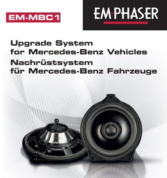 EMPHASER EM-MBC1 Mercedes 10 cm center speaker สำหรับ Mercedes W205, C205, A205, X253, C253 ...