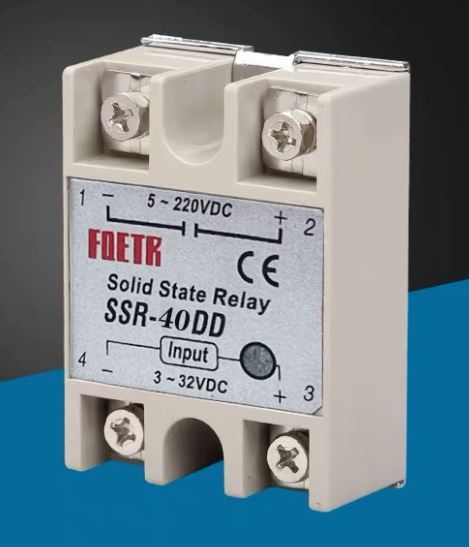 Solid state relay โซลิดสเตรีเลย์โมดูล SSR-25DD 25A ,SSR-40DD 40A ,SSR 10-80DD DC control DC ...