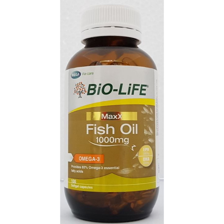 BioLife Maxx Fish Oil 1000mg 100s EXP: 11/2025 | Lazada
