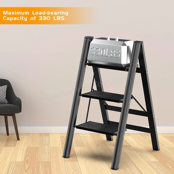 Folding Aluminium Ladder Chair Foldable Ladder for Home Stable ...