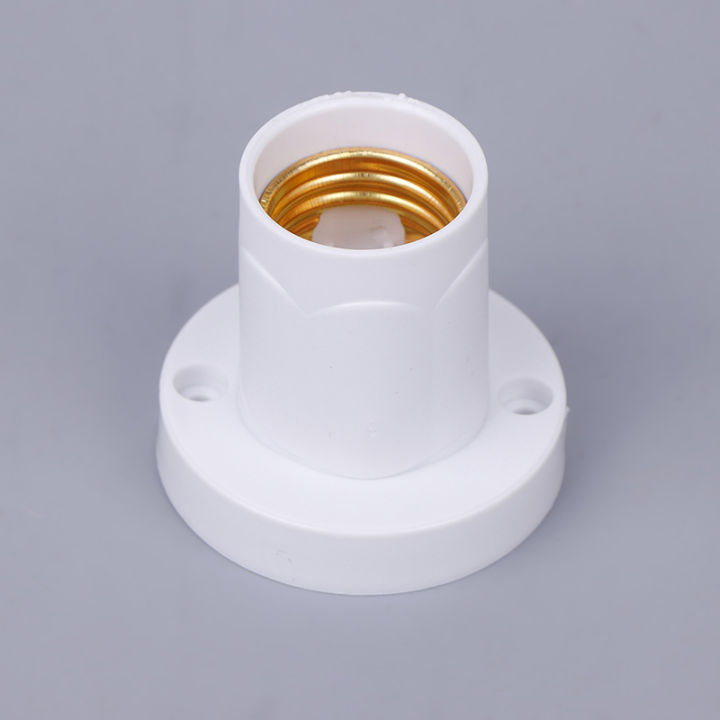 【Free-delivery】 LED Lighting Bulb Socket E27 Socket 10A Flat Screw ...