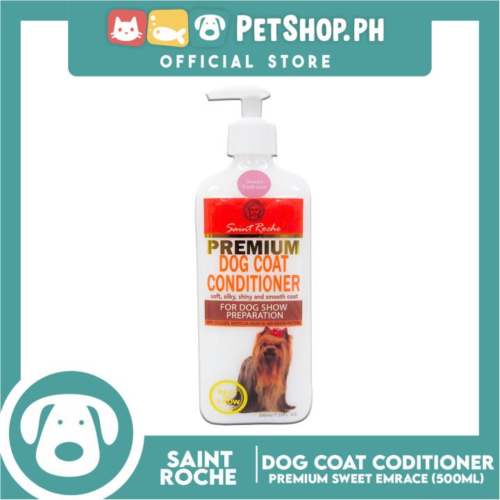 Saint Roche Premium Dog Coat Conditioner (Sweet Embrace Scent) 500ml ...