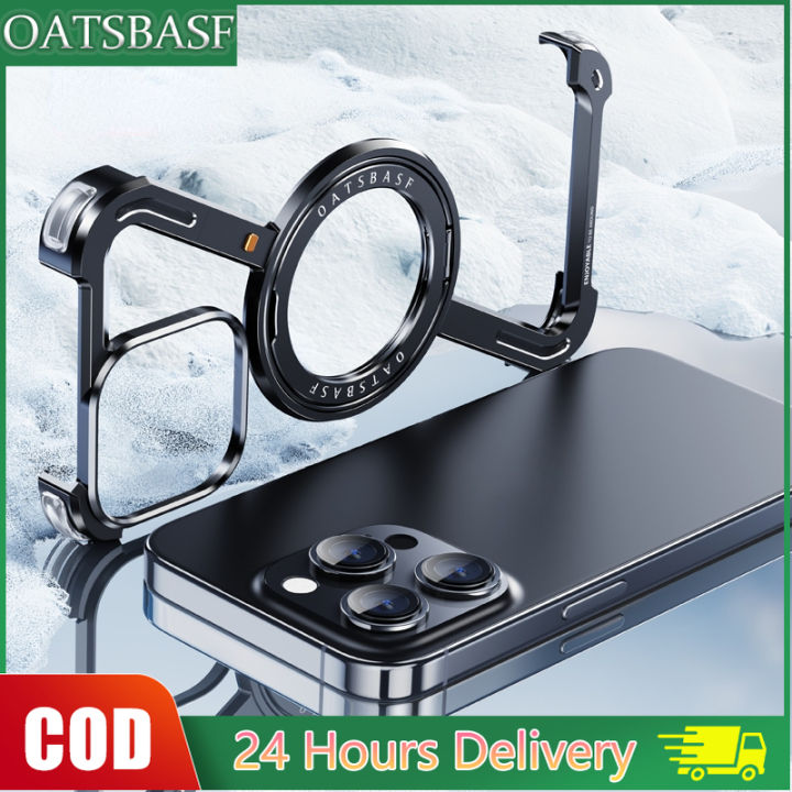 Oatsbasf Z Shape Aerospace Grade Aluminum Titanium Phone Case Bezel ...