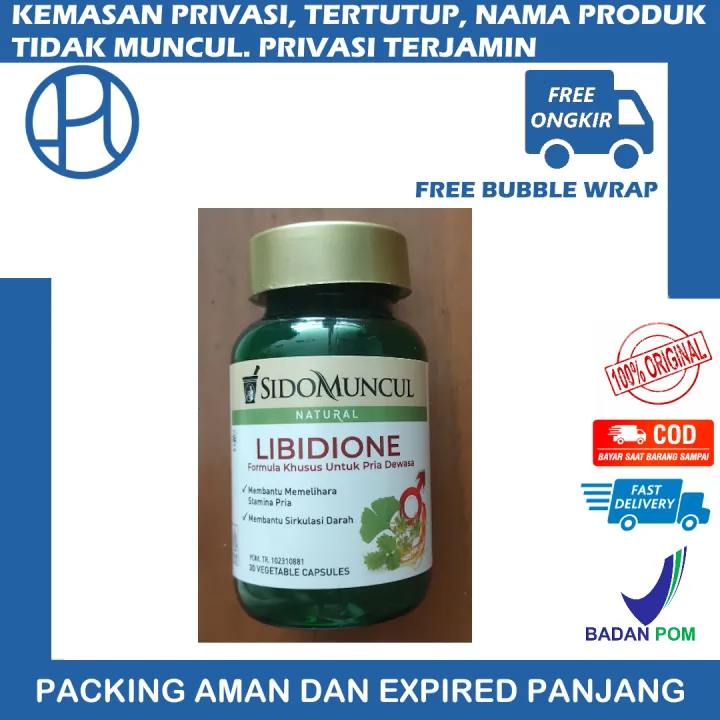 SIDOMUNCUL NATURAL LIBIDIONE ISI 30 KAPSUL LIBIDION FORMULA KHUSUS ...