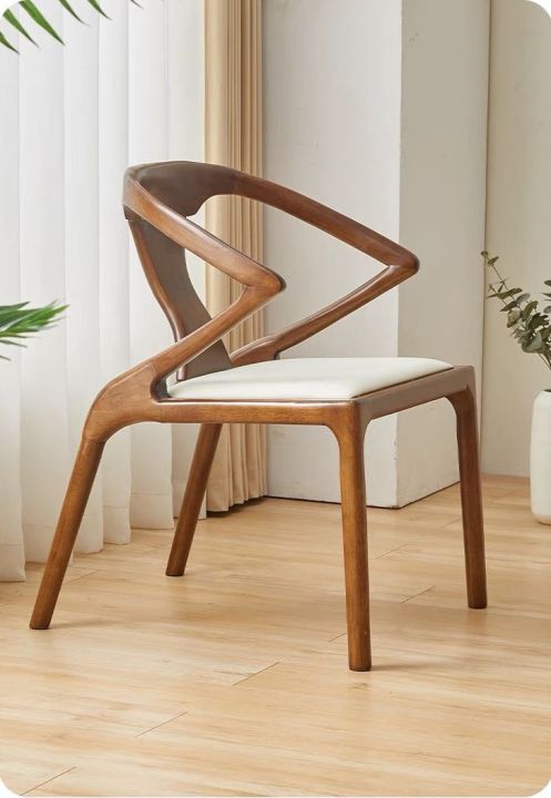 TMS master design solid wood dining chair Nordic modern design simple ...