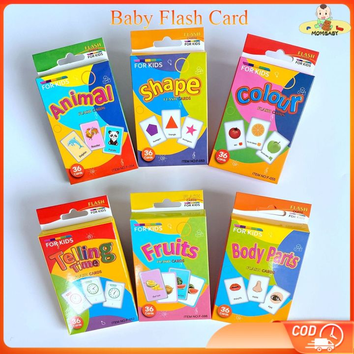 Mombaby alphabet chart Children flash cards educational Home Learning ...